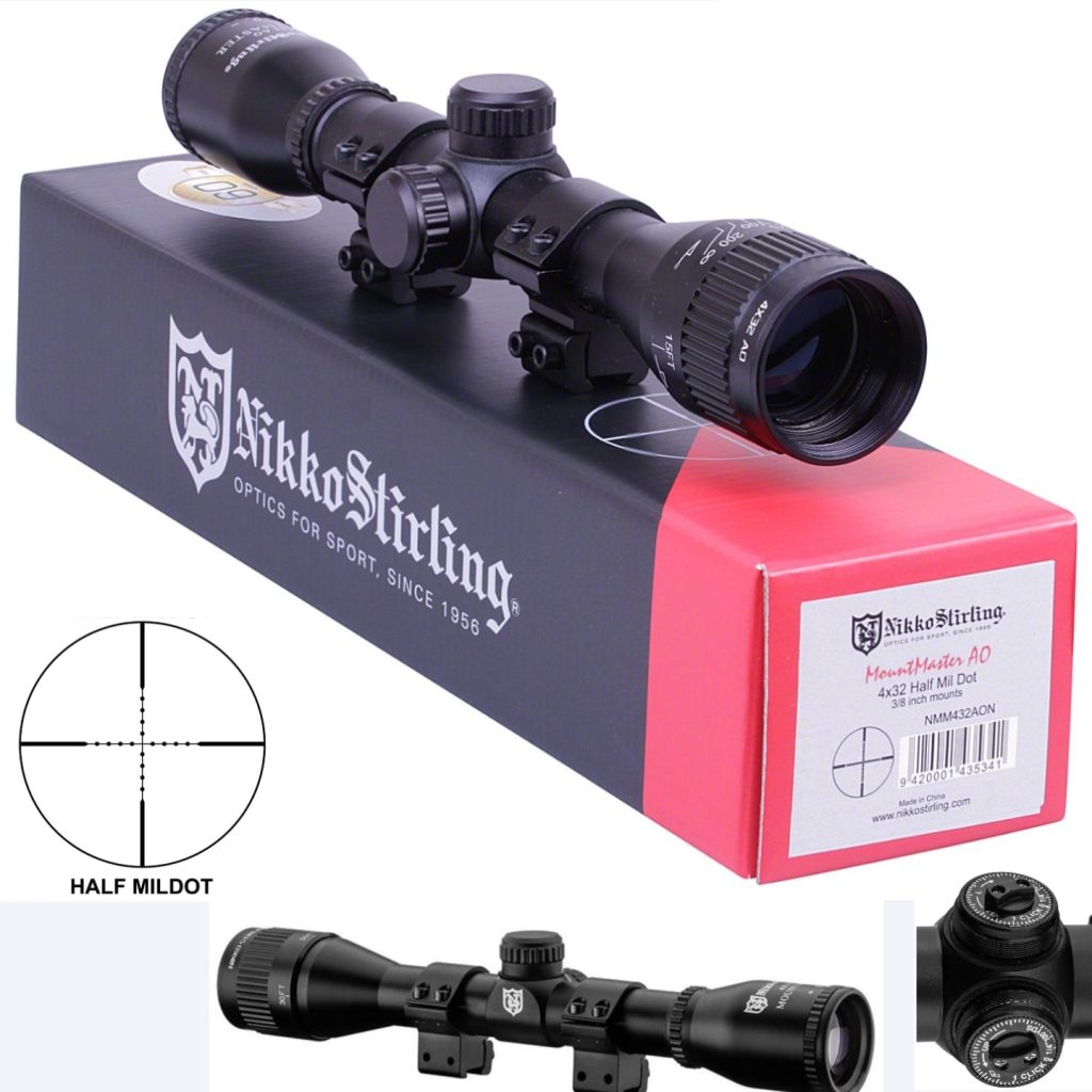 Nikko Stirling 4x32 Rifle Scope • Outdoor and Self Defense